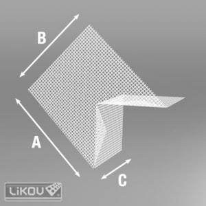 Reinforcing strip and mesh corner | LIKOV